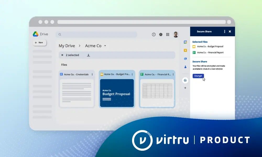 Virtru Secure Share for Google Drive: Collaborate Without Sacrificing Security